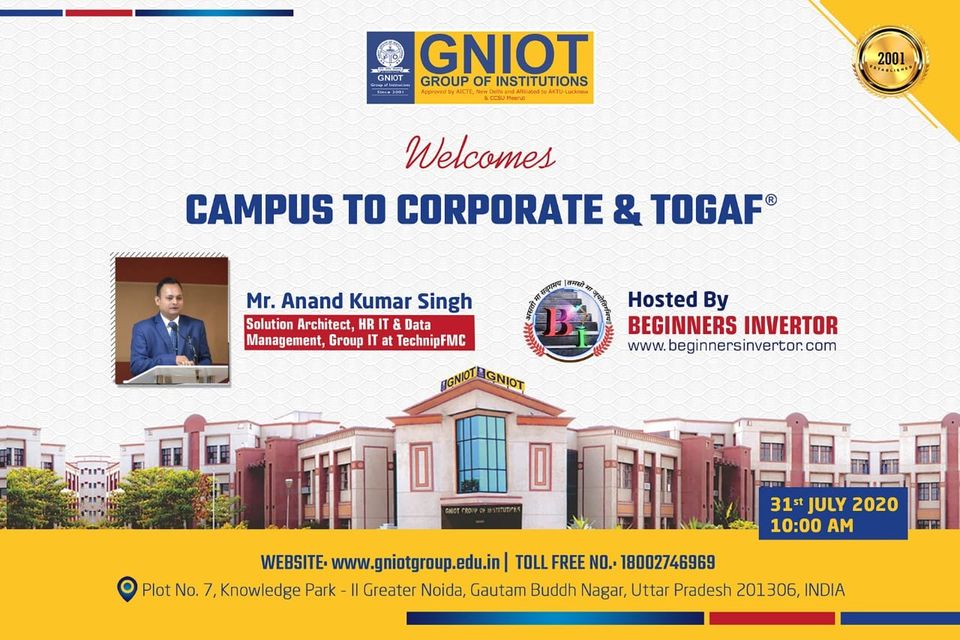 Campus to Corporate | GNIOT Campus, Greater Noida