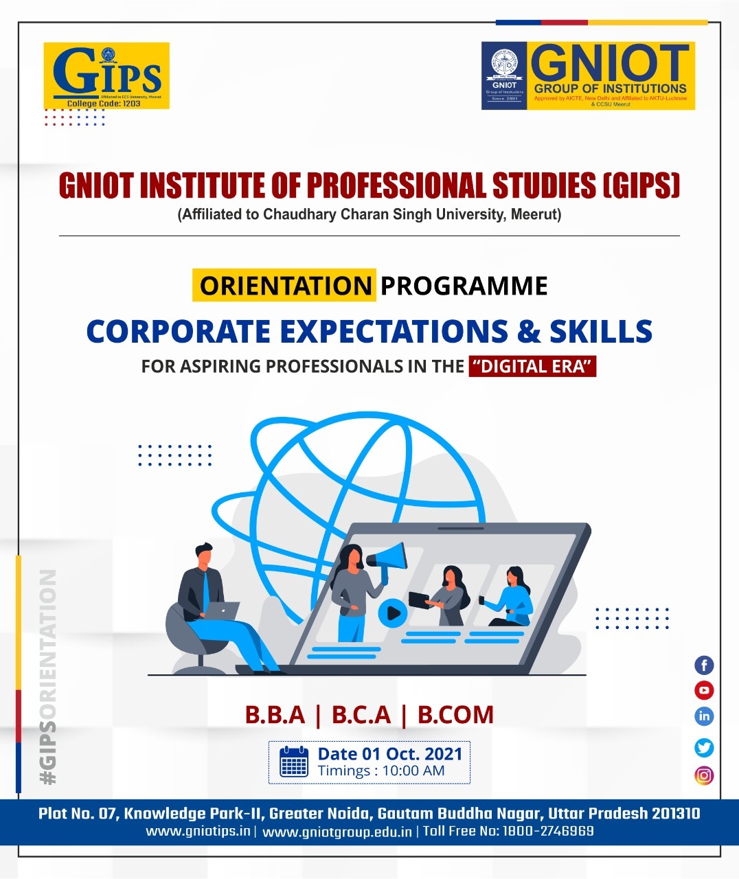 GIPS Orientation Programme | GNIOT Campus, Greater Noida