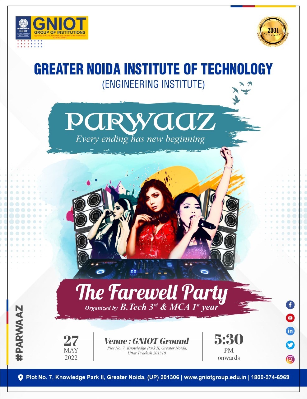 PARWAAZ | GNIOT Campus, Greater Noida