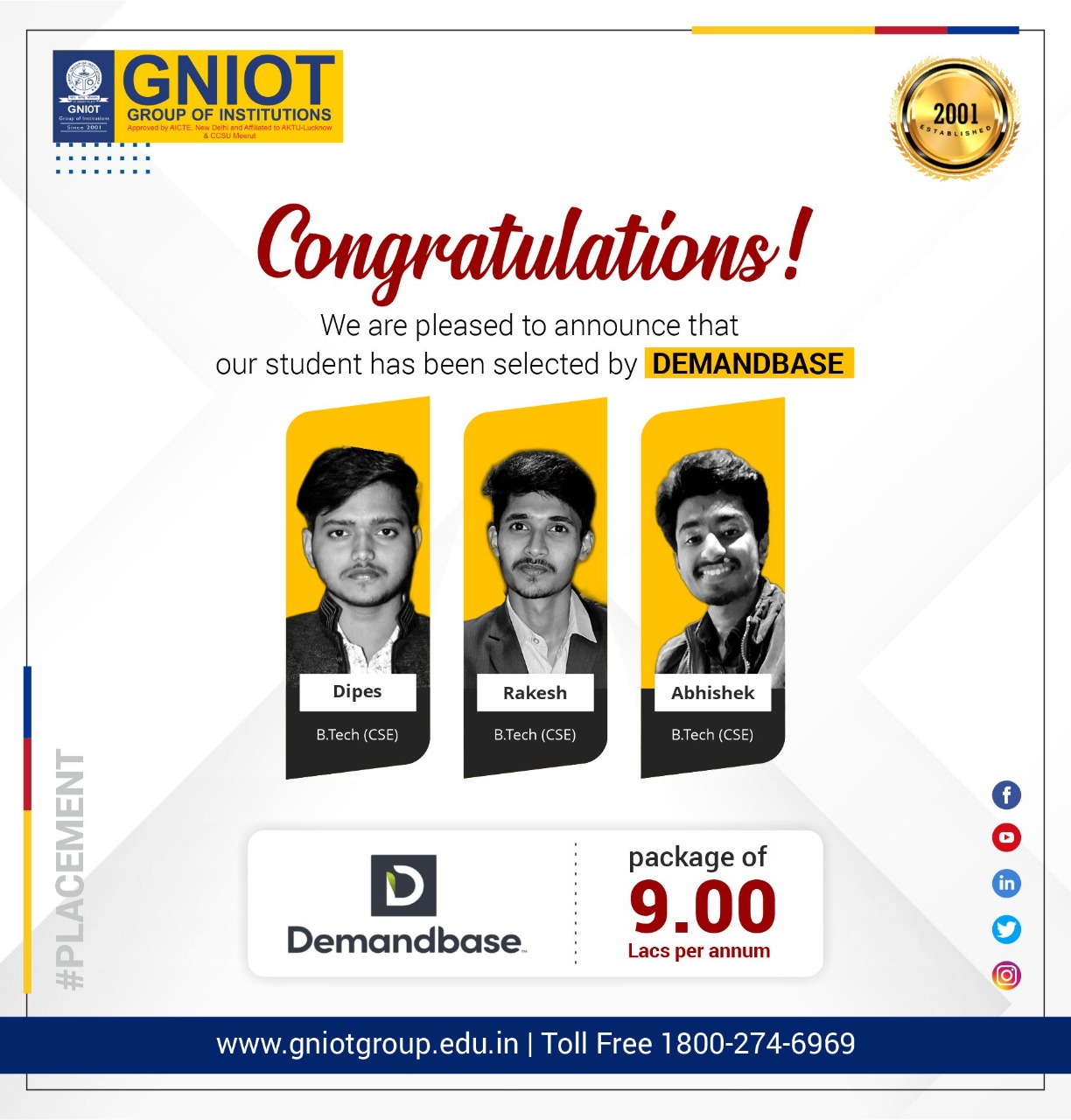 Demand Base | GNIOT Campus, Greater Noida